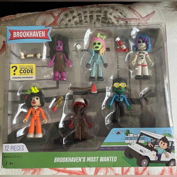 Toys | Brookhaven Roblox Brookhavens Most Wanted Devseries 12 Piece Set ...